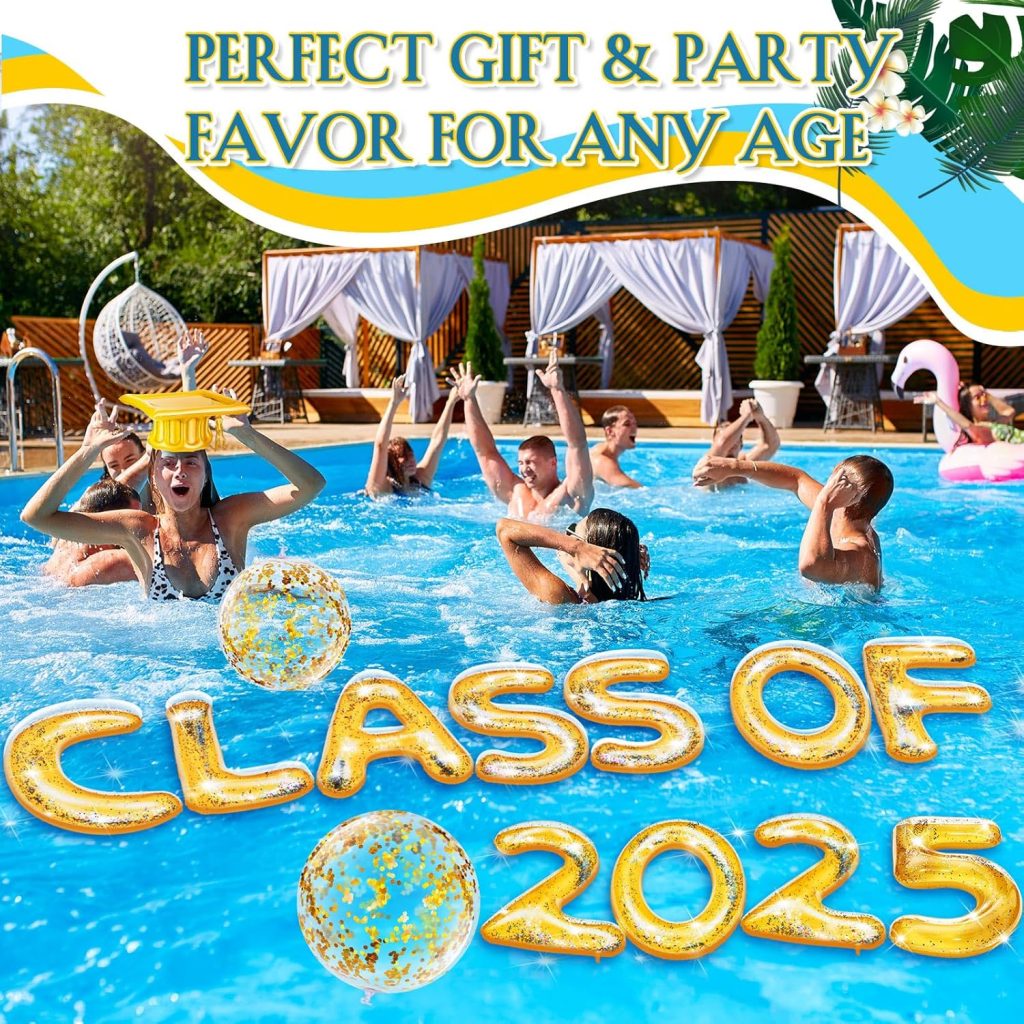 Class of 2025 Graduation Pool Float Set – 20" Letters - Mimi's Party Palace